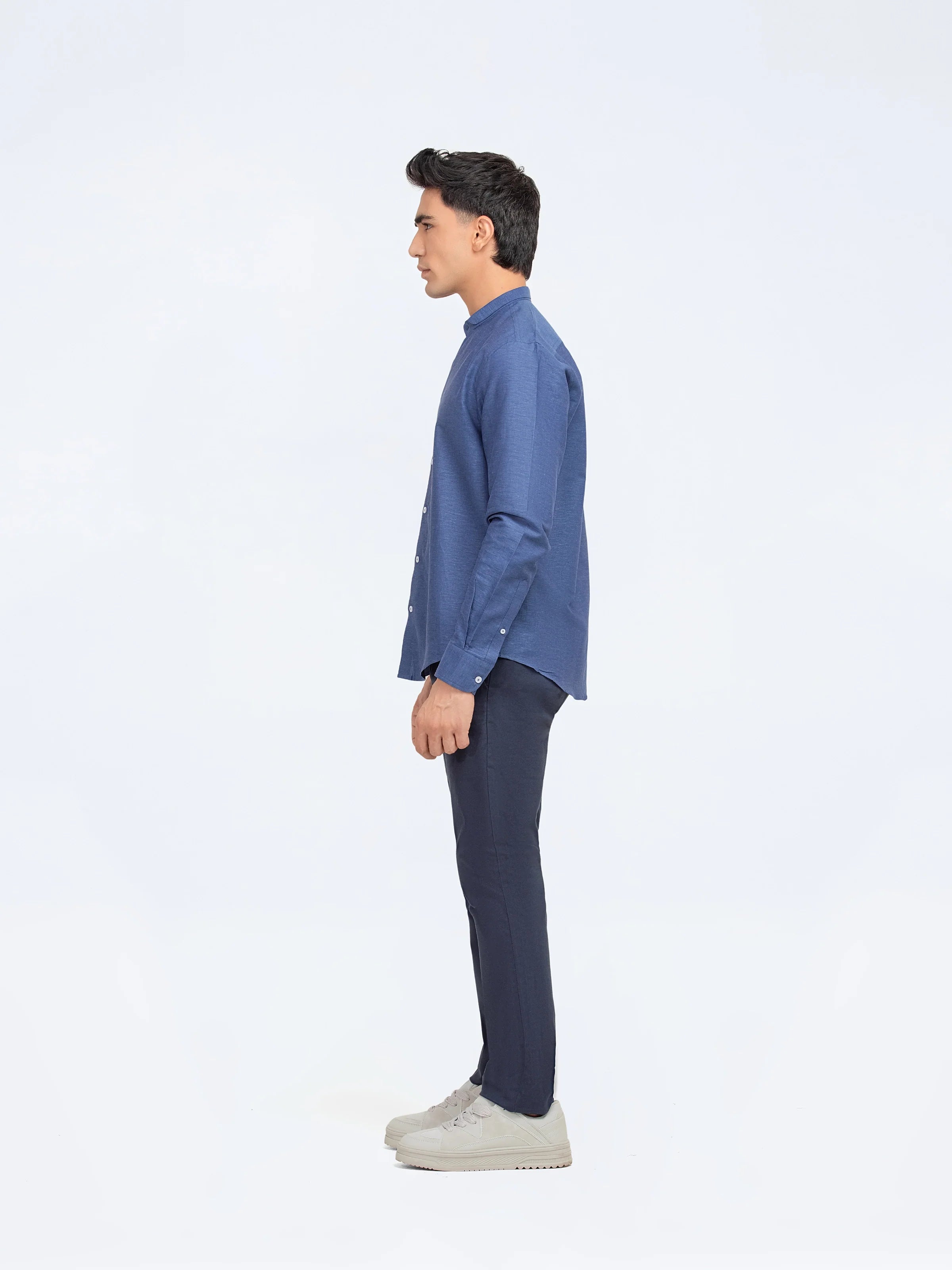 Buy FUROR Band Collar Shirt online - FMTS5-32189 – FURORJEANS