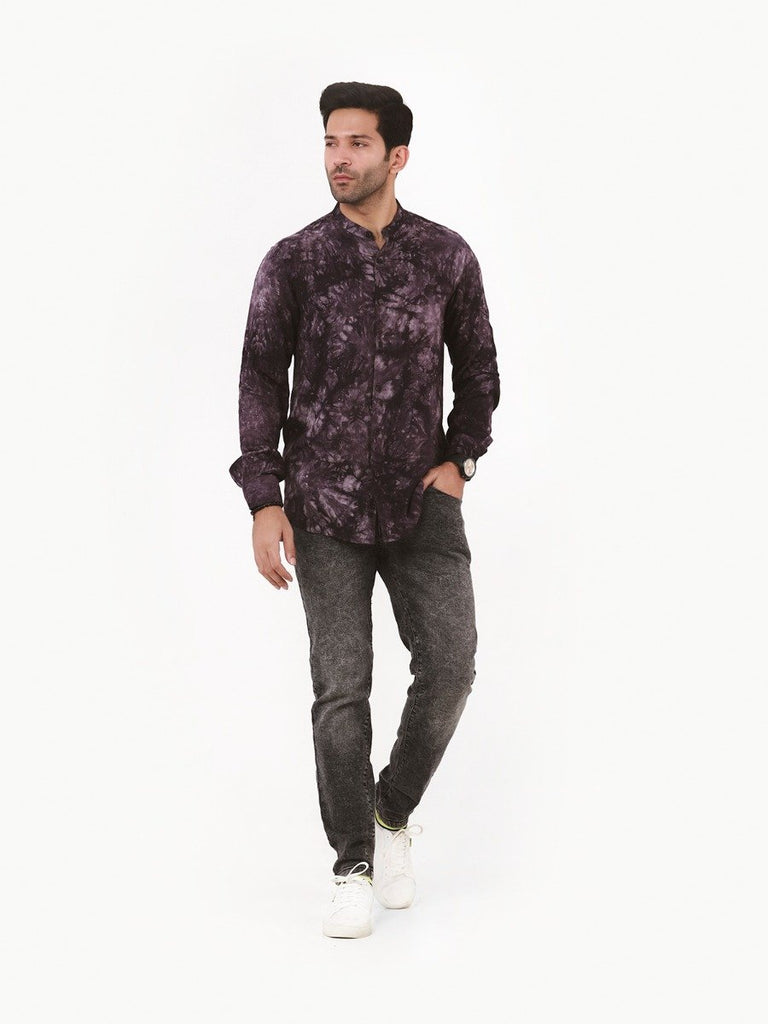 Buy FUROR Regular Fit Band Collar Shirt online - FMTS22-31656 – Furor