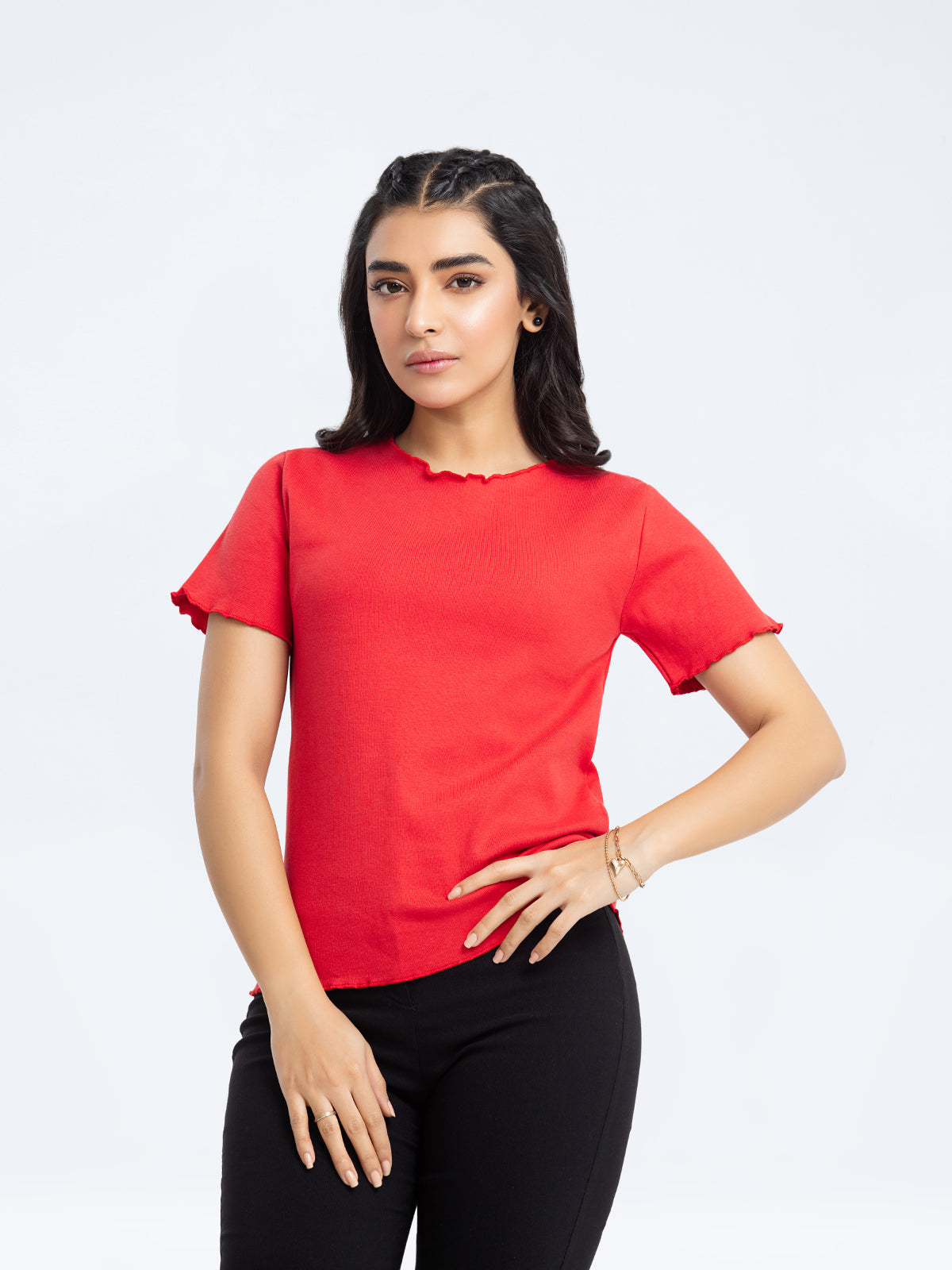 Buy FUROR Boxy Fit Basic Tee online - FWTBT23-048 – FURORJEANS