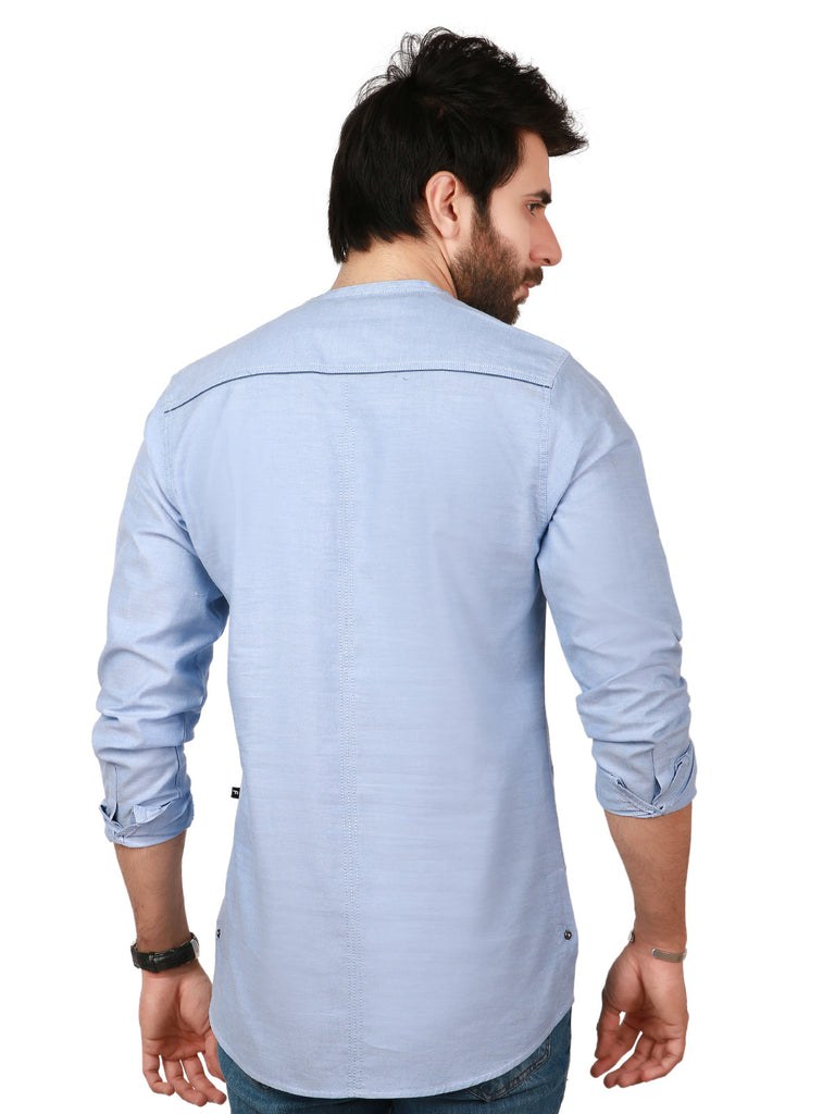 Buy FUROR Regular Fit Band Collar Shirt online - FMTS19-31298 – Furor