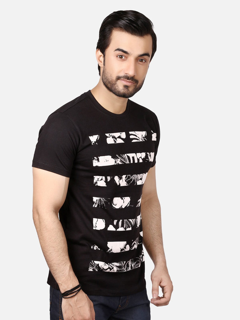 Buy FUROR Regular Fit Crew Neck Graphic Tee online - FMTGT19-011 – Furor